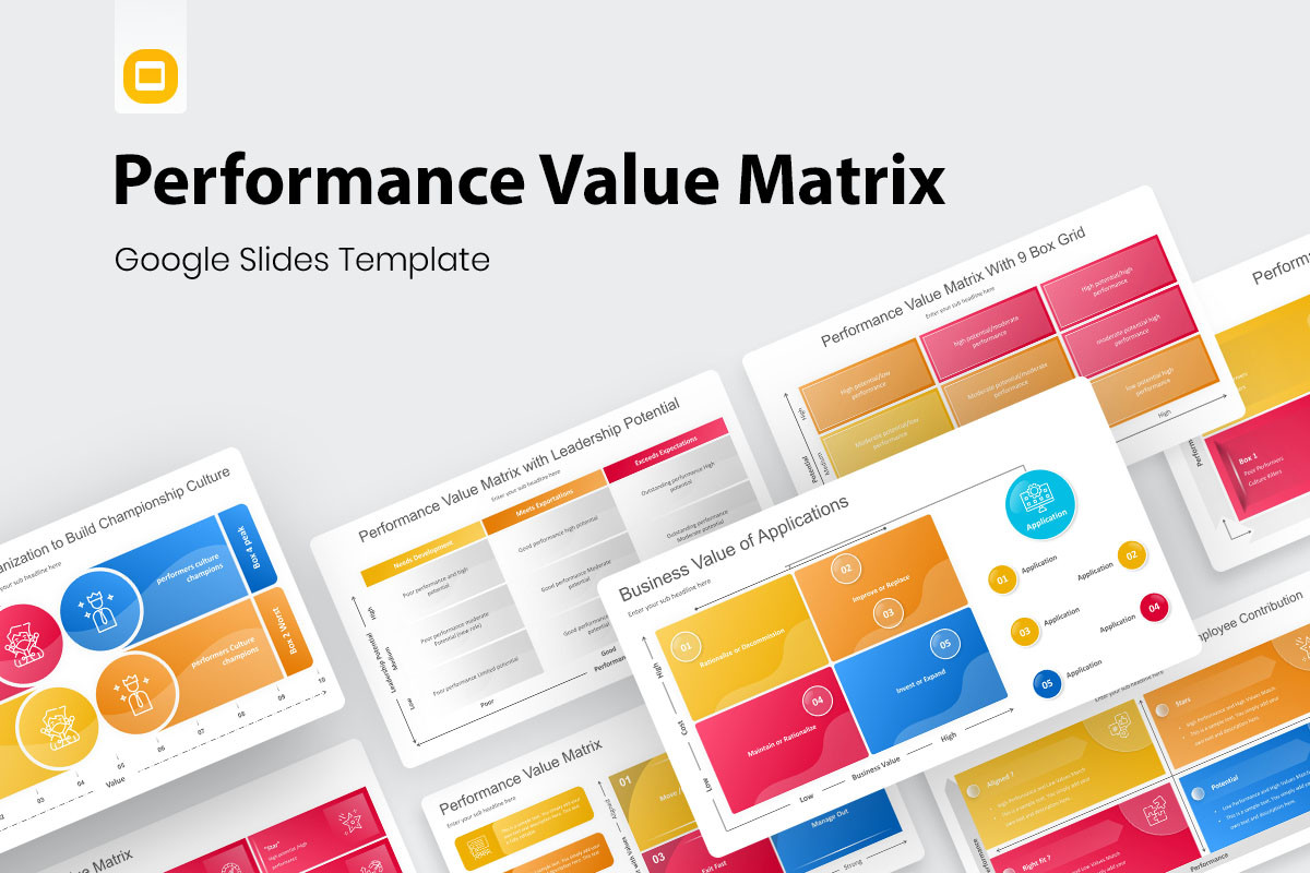 Performance Value Matrix Google Slides Presentation Template | Nulivo Market